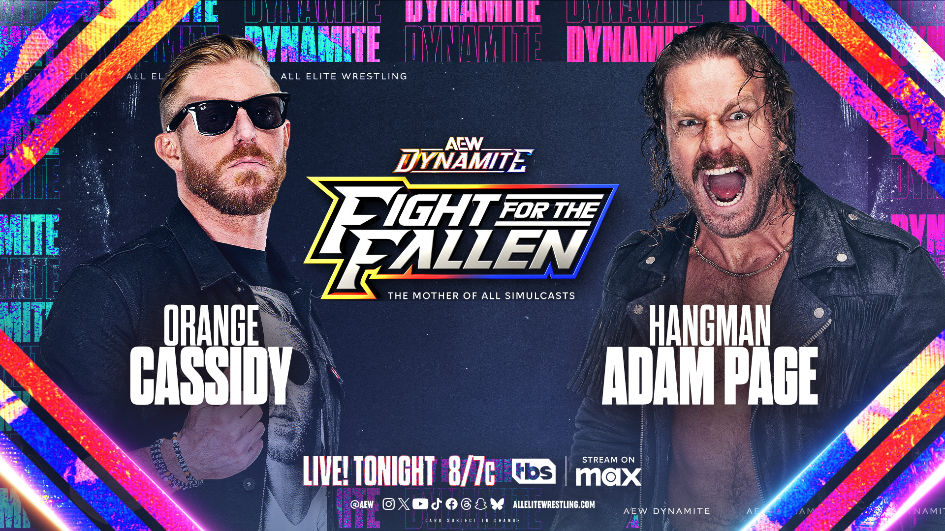 Adam Page hace pedazos a Orange Cassidy en AEW Dynamite Fight For The ...